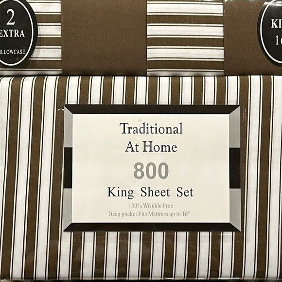 Traditional At Home | Bedding | Transitional At Home 6pc King Sheet ...